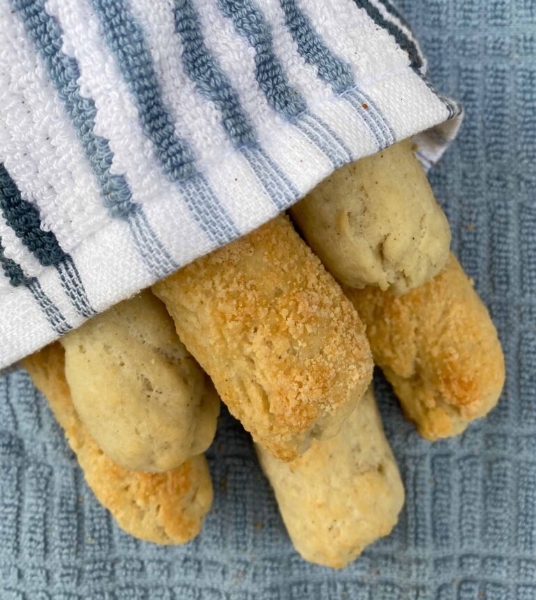 Under an Hour Gluten Free Breadsticks - Burnt Apple