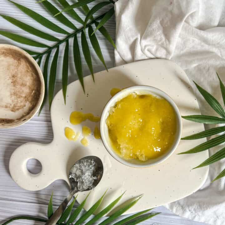 Mexican Snow Cones with Mango Syrup - Burnt Apple