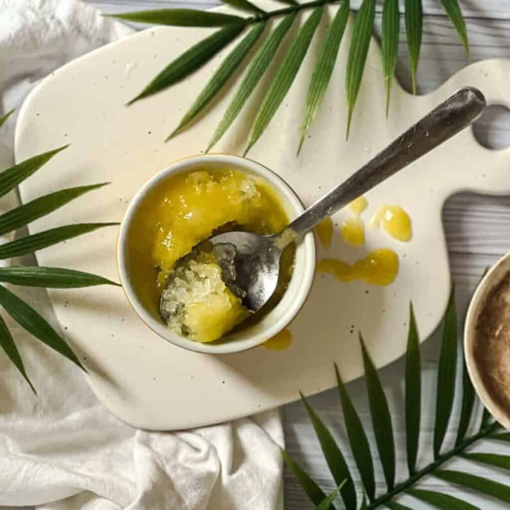 Mexican Snow Cones with Mango Syrup - Burnt Apple