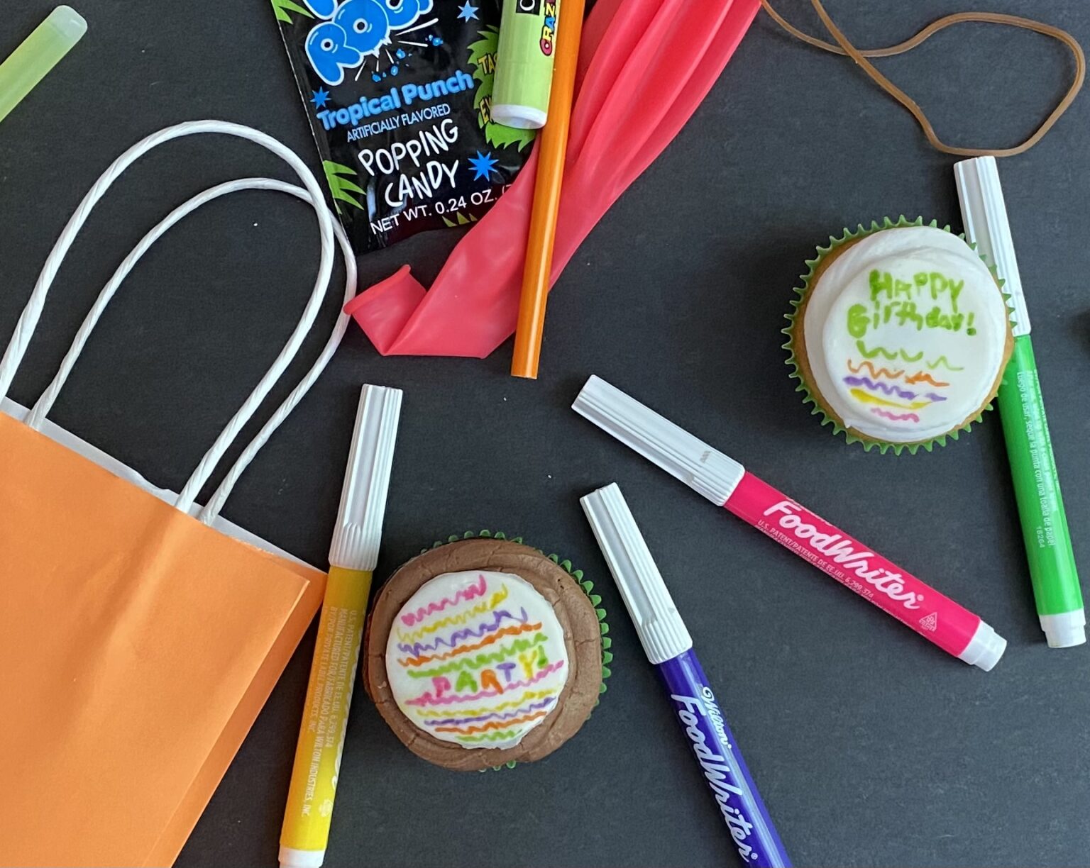 Easy Neon Party Foods - Burnt Apple