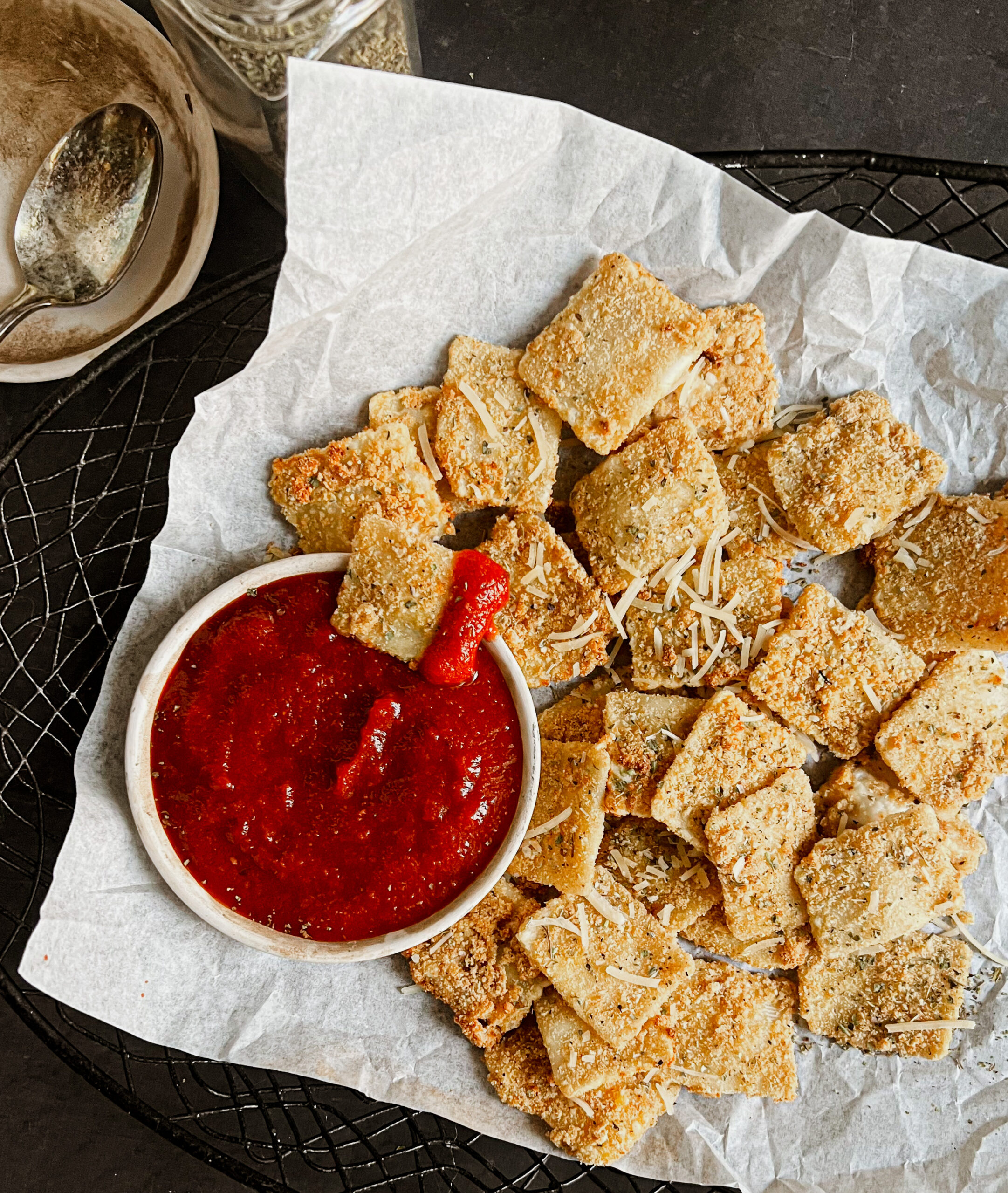 Gluten Free Toasted Ravioli - Burnt Apple