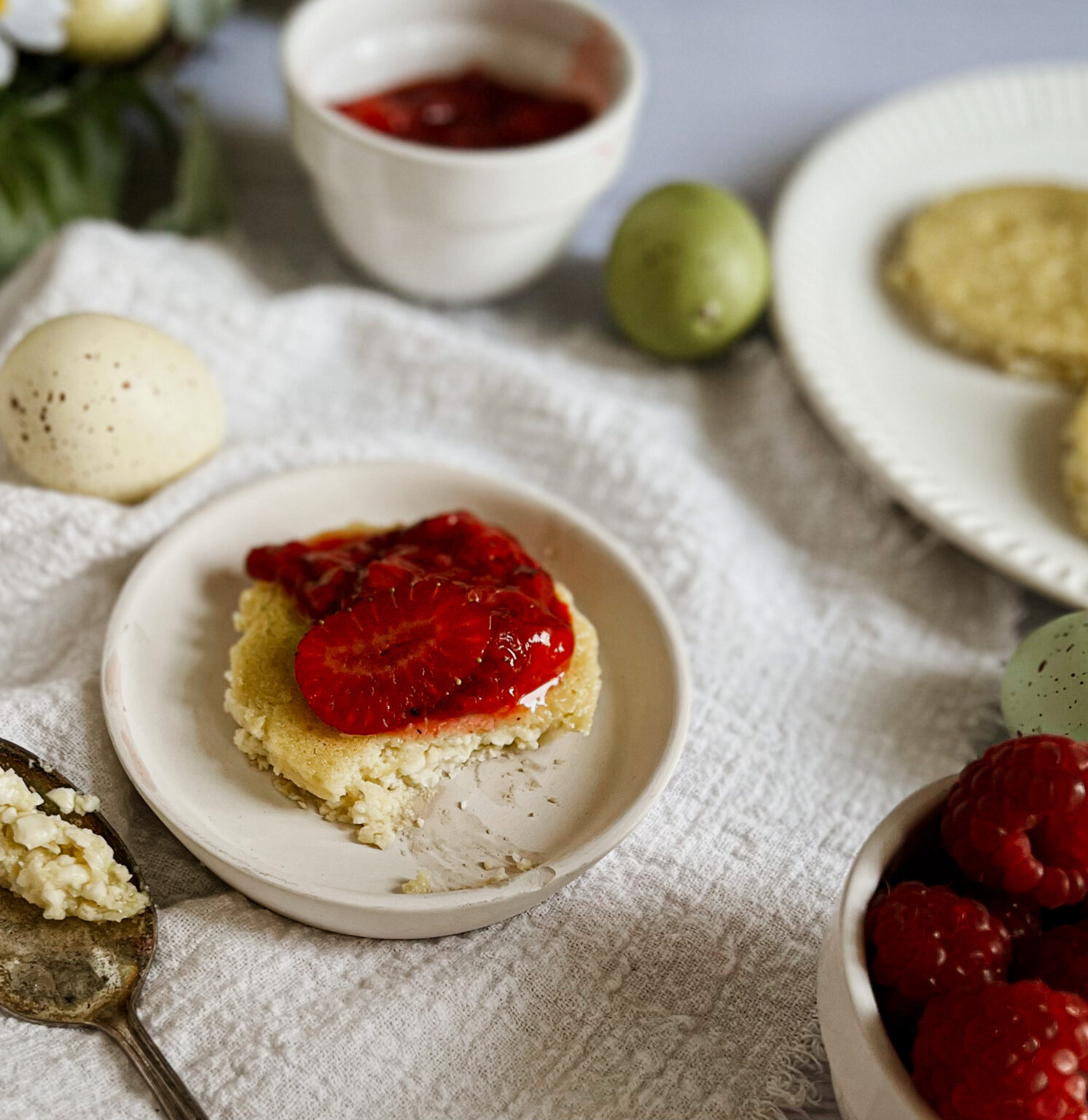 Four Ingredient Syrnyk Ukrainian Sweet Cheese for Easter - Burnt Apple