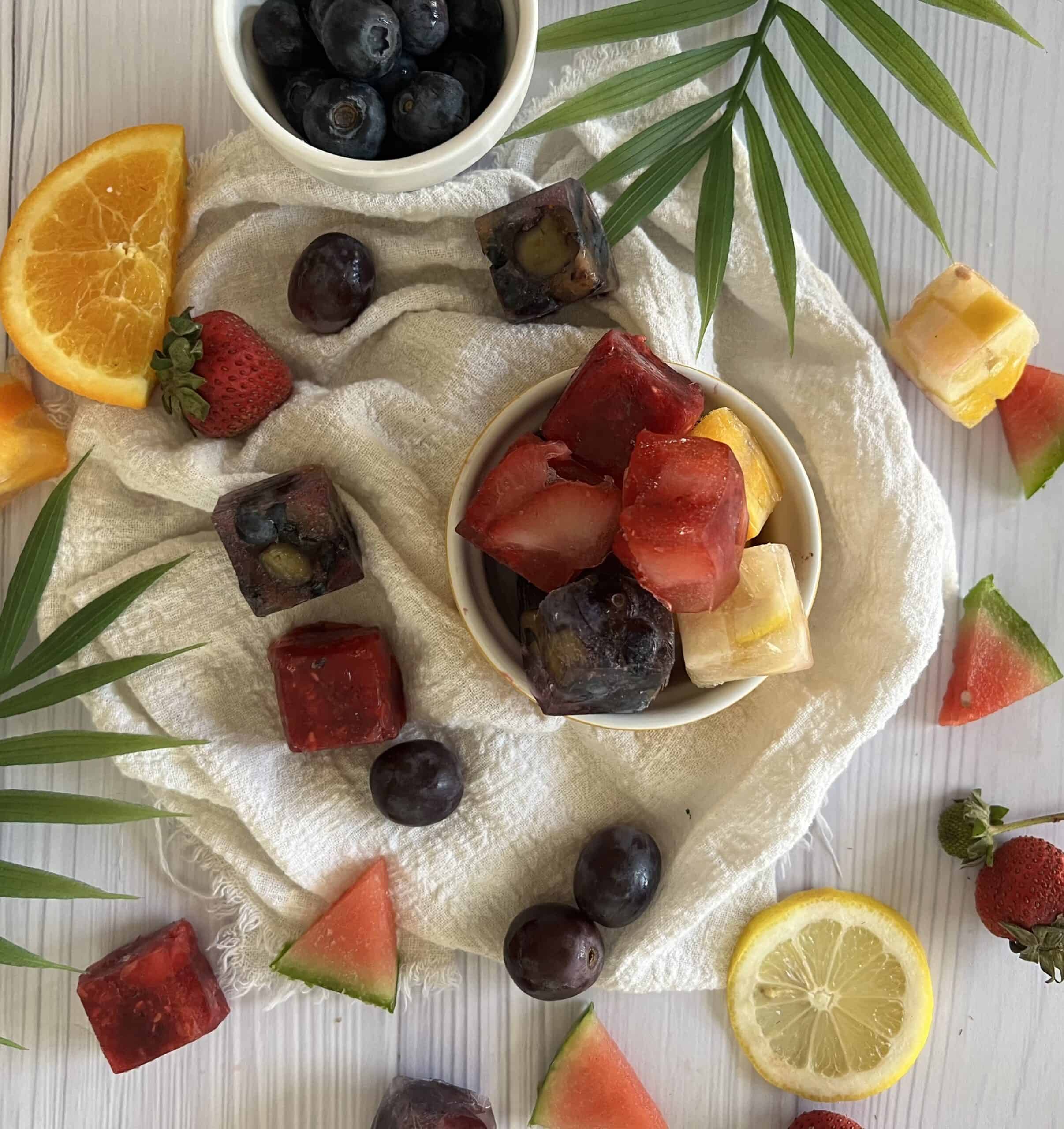 Frozen Fruit Cubes for Water Bottles - Burnt Apple