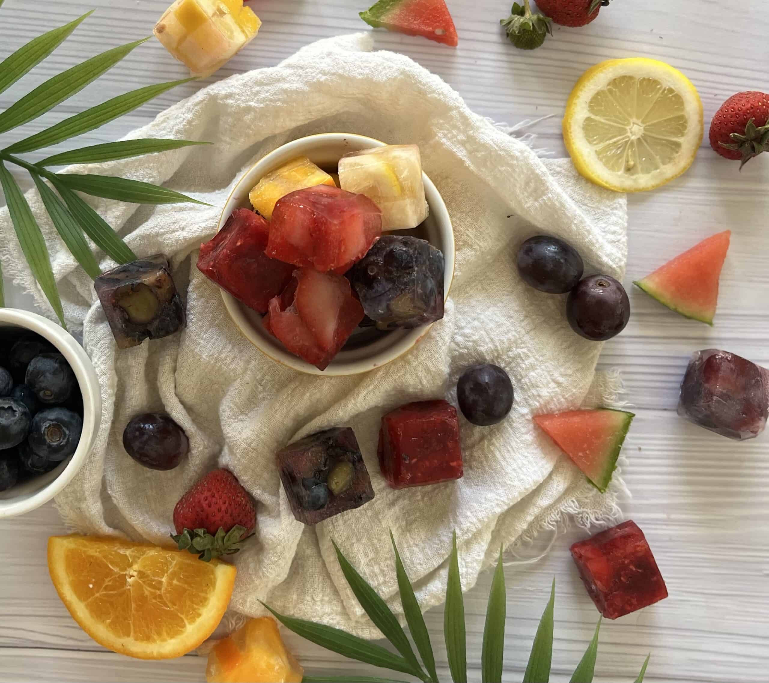 Frozen Fruit Cubes for Water Bottles - Burnt Apple