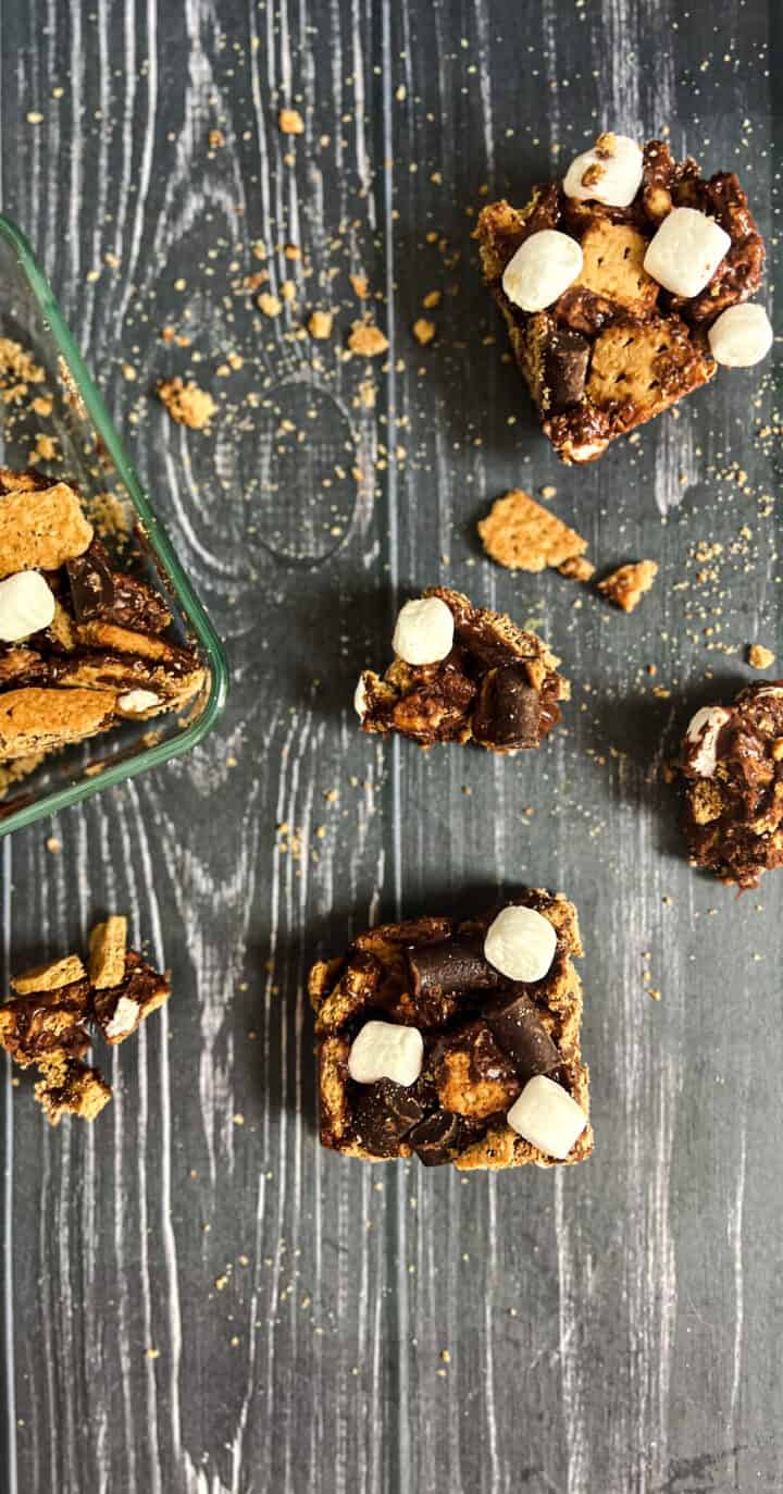 Gluten Free Golden Graham Cereal Bars Recipe (S'Mores Bars) - Burnt Apple