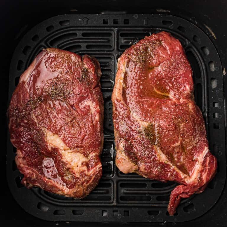 5 Ingredient Air Fryer Ribeye Steak - Burnt Apple