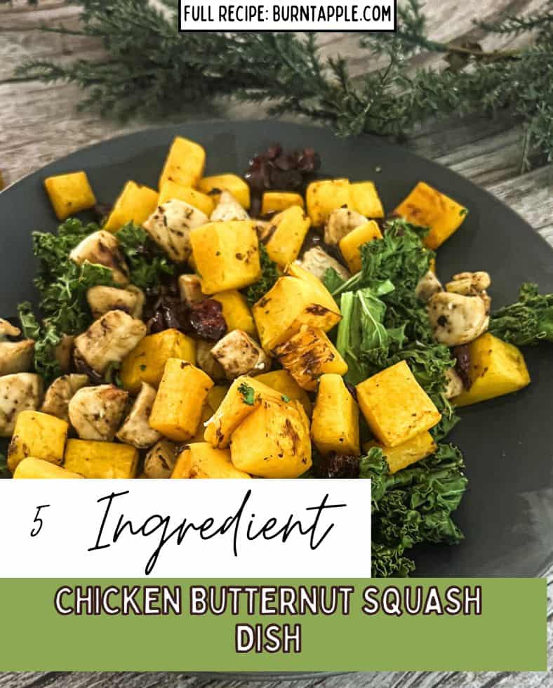 Chicken Butternut Squash Fall Dinner - Burnt Apple